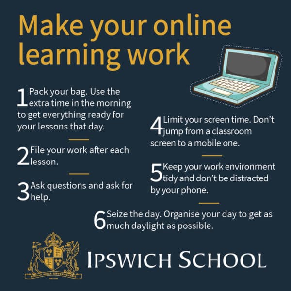 Make your remote lessons work - Ipswich School