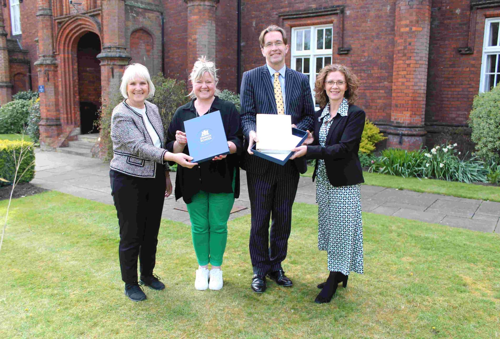 Commemorative book from Ipswich School for the Coronation - Ipswich School